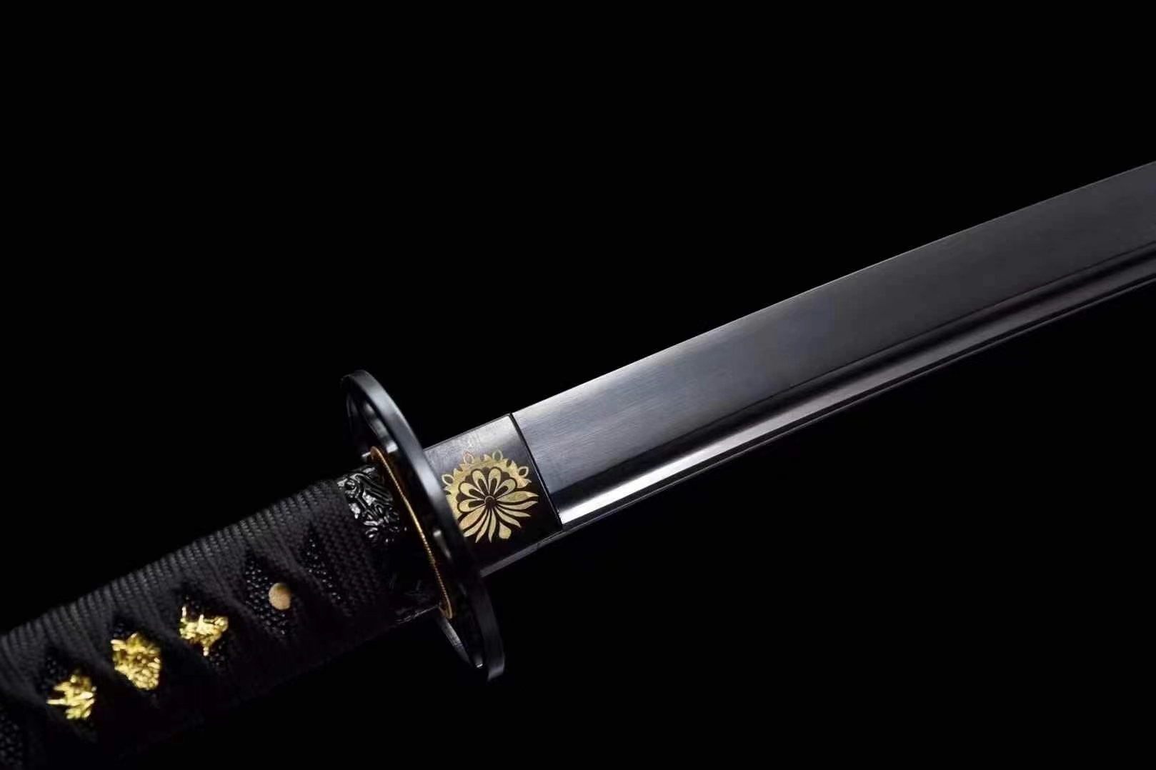 High-performance Blackened Samurai Uchi-gatana